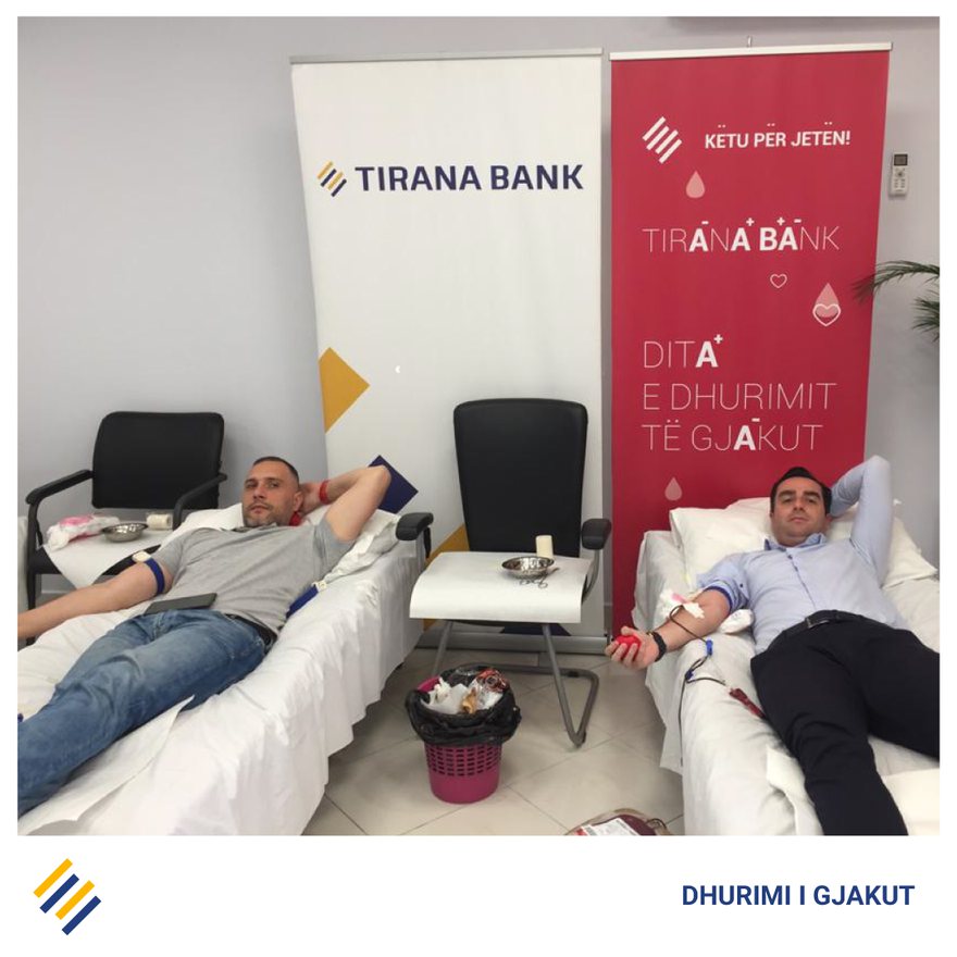 Blood Donation, Tirana Bank